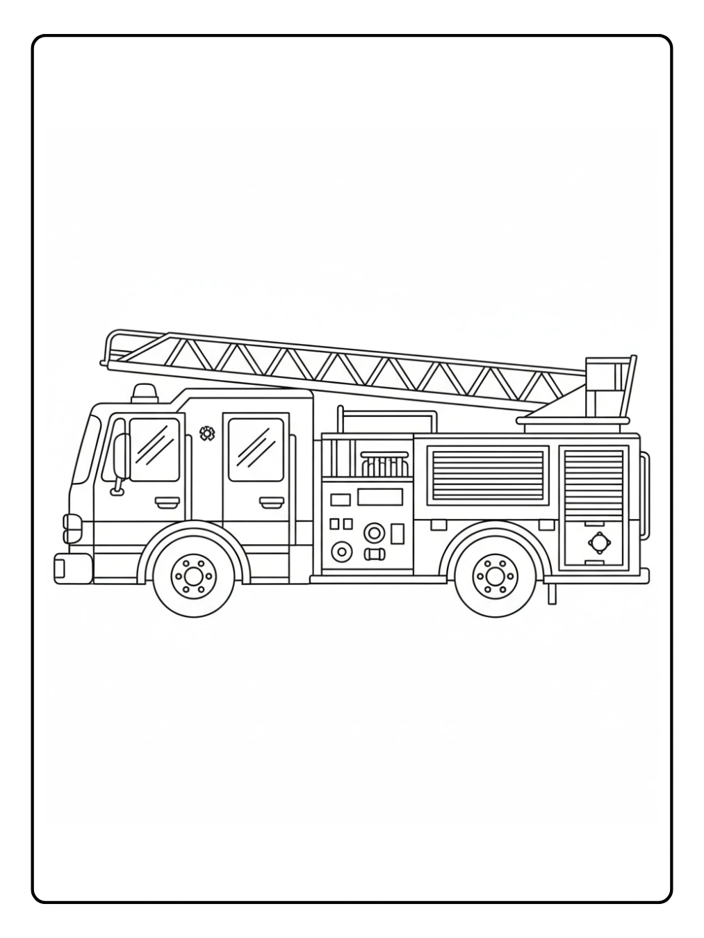 Gratuito Disegni da Colorare di Veicoli e Macchine (PDF da stampare ...